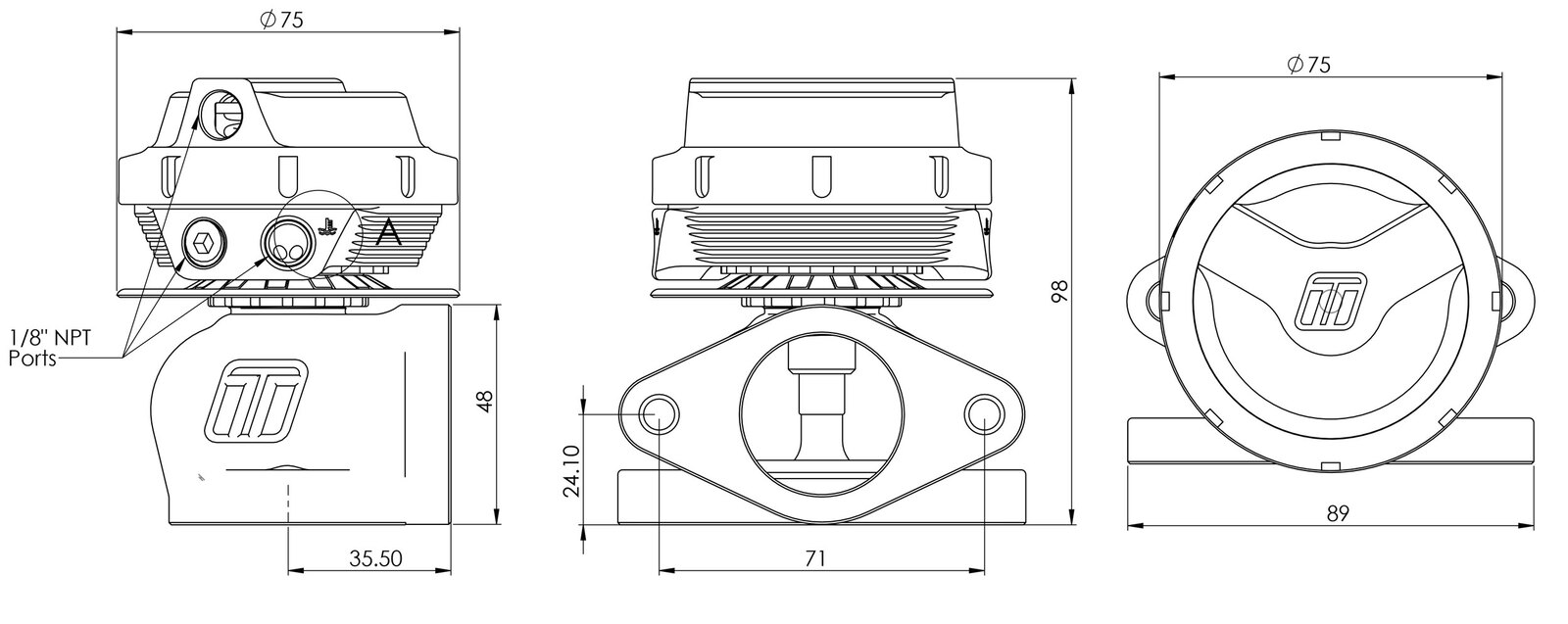 Turbosmart Gen-V WG38 Ultra-Gate Turbosmart Gen-V WG38 Ultra-Gate